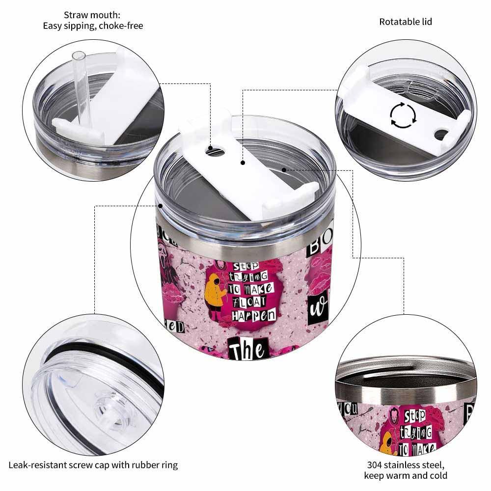Pink Horror Movie Car Tumbler (40oz/30oz/20oz) Funny Mean Girls Parody ...