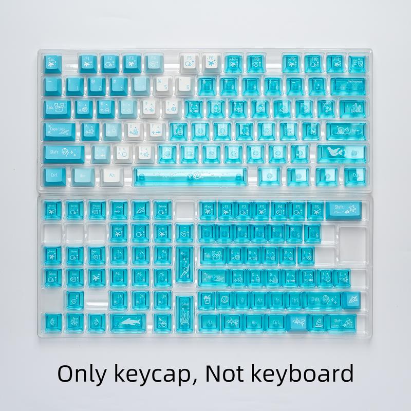 Mountain Lake Keycaps, PC translucent, cherry height, Dual-Color ...