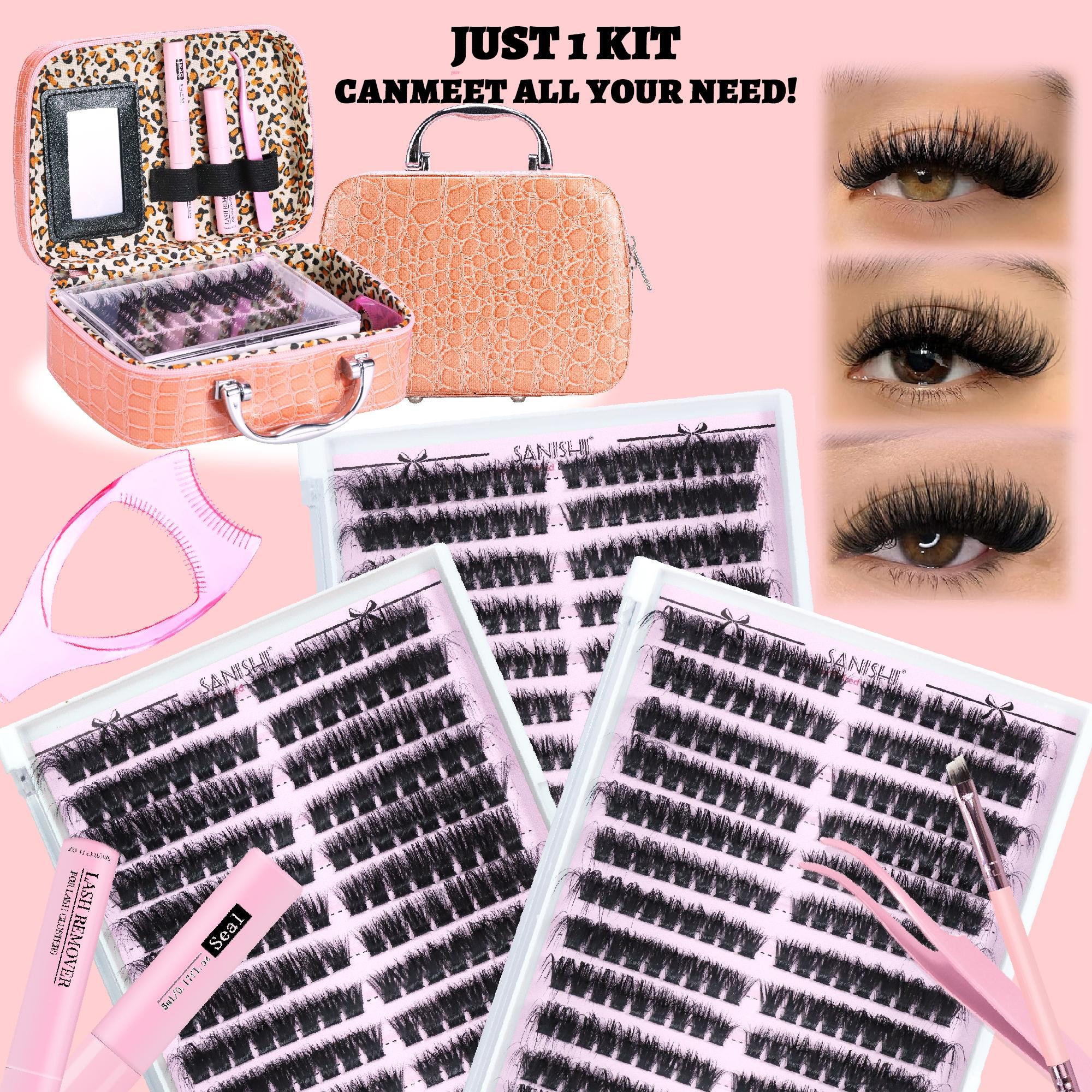 Portable Travel Eyelash Kit - 3 Pairs & Accessories - TikTok Shop