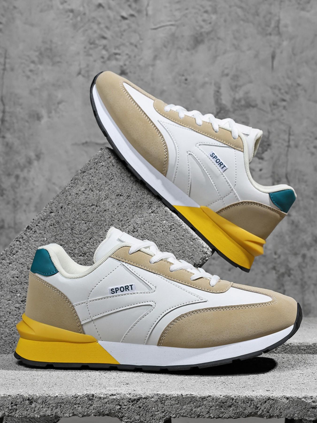 Men's Casual Sports Shoes, Sneaker, Low Top Lace-Up Design, Shock ...