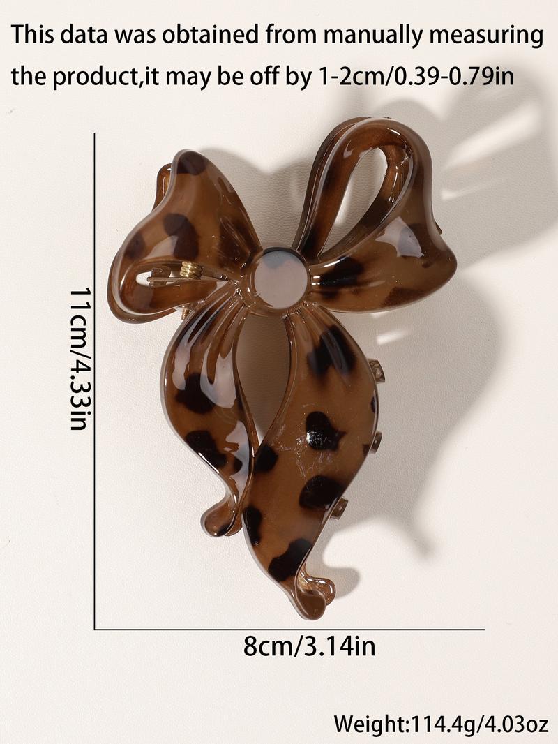 4pcs bow hairpin simple casual ladies hair clip, daily matching clothes ...