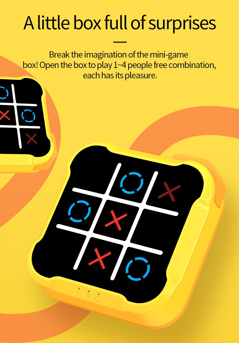 Portable Electronic Tic Tac Toe Game Console, Handheld Game Console ...