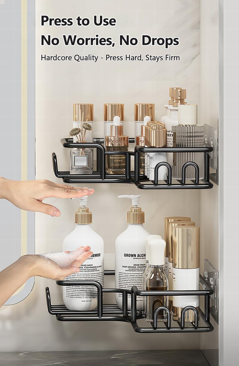 GMISUN Corner Shower Caddy Set of 3 – Rust-Proof Wall Mounted Bathroom ...