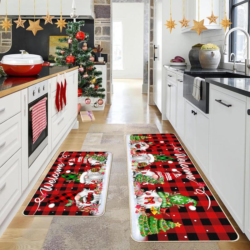 Christmas Kitchen Two-Piece Set, Winter Christmas Decorations ...