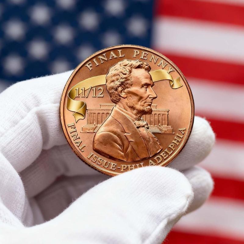 Lincoln Final Penny, The Last Penny Tribute Token 1909–2025, Coins ...
