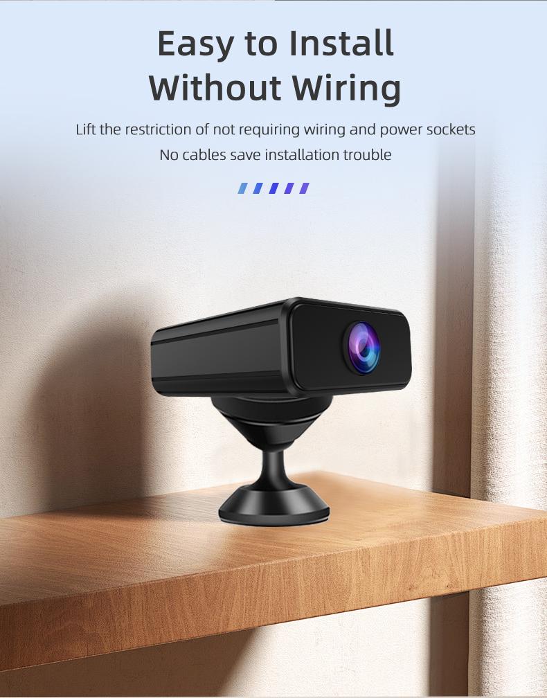 Mini Hidden Camera,CCTV security cameras for home,4K Ultra HD WiFi & SD ...