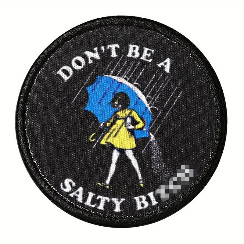 Round Girl Pattern Embroidery Design Patch, Funny Quote Patch for Hats ...