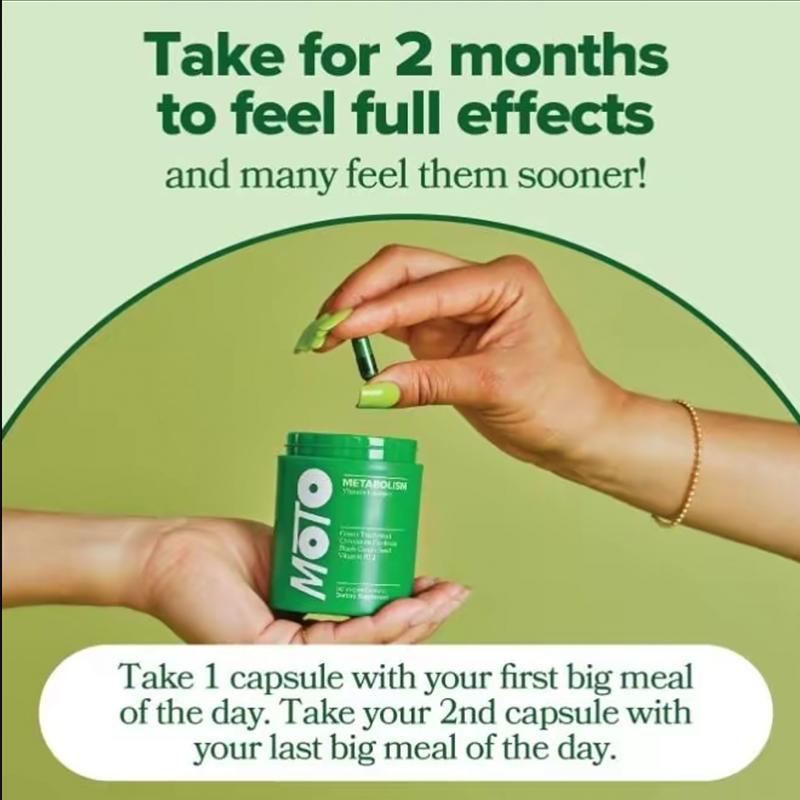 MOTO - Metabolism Boosting Capsule - 30 Servings Healthcare Supplement ...