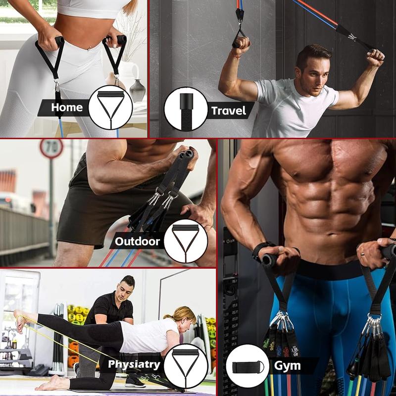Adjustable Resistance Bands for Working Out, Elastic Exercice Bands for ...