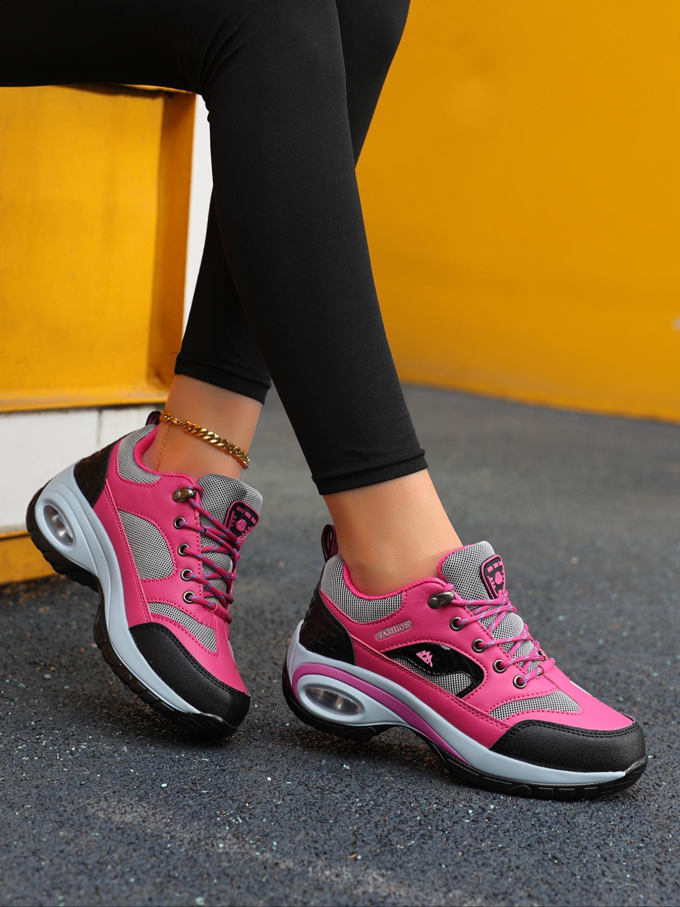 Women's High-Quality Lace-Up, Fashionable Comfortable Outdoor Sports ...