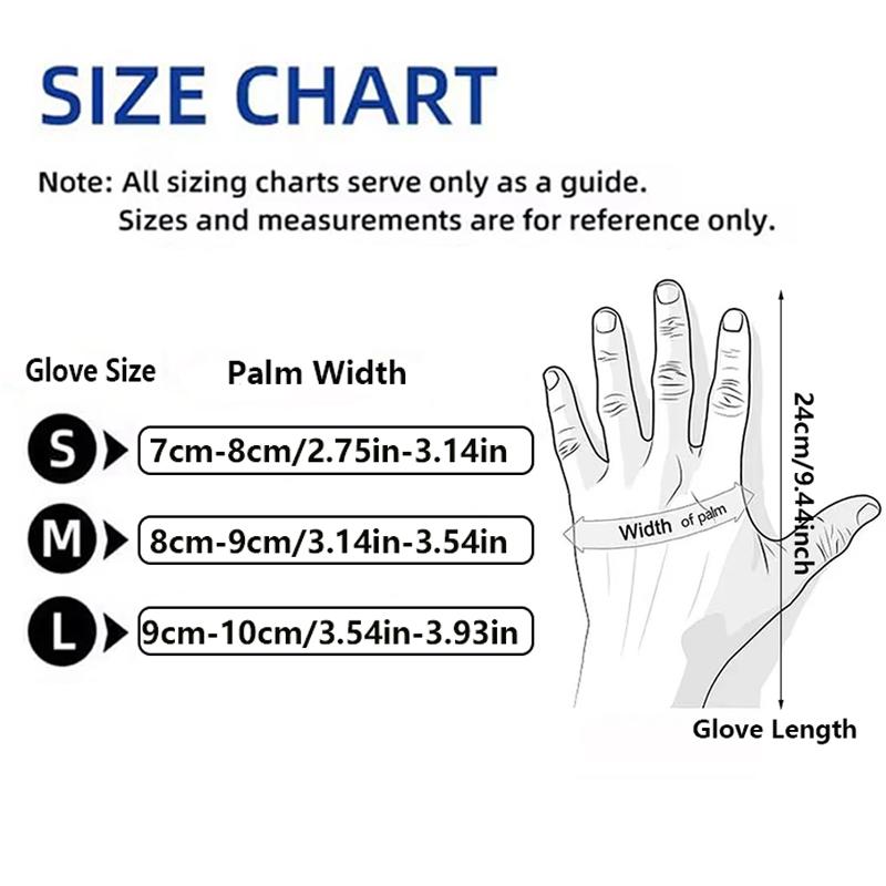 100pcs Light Nitrile Gloves, Dust-Free, Non-Fading, Industrial ...