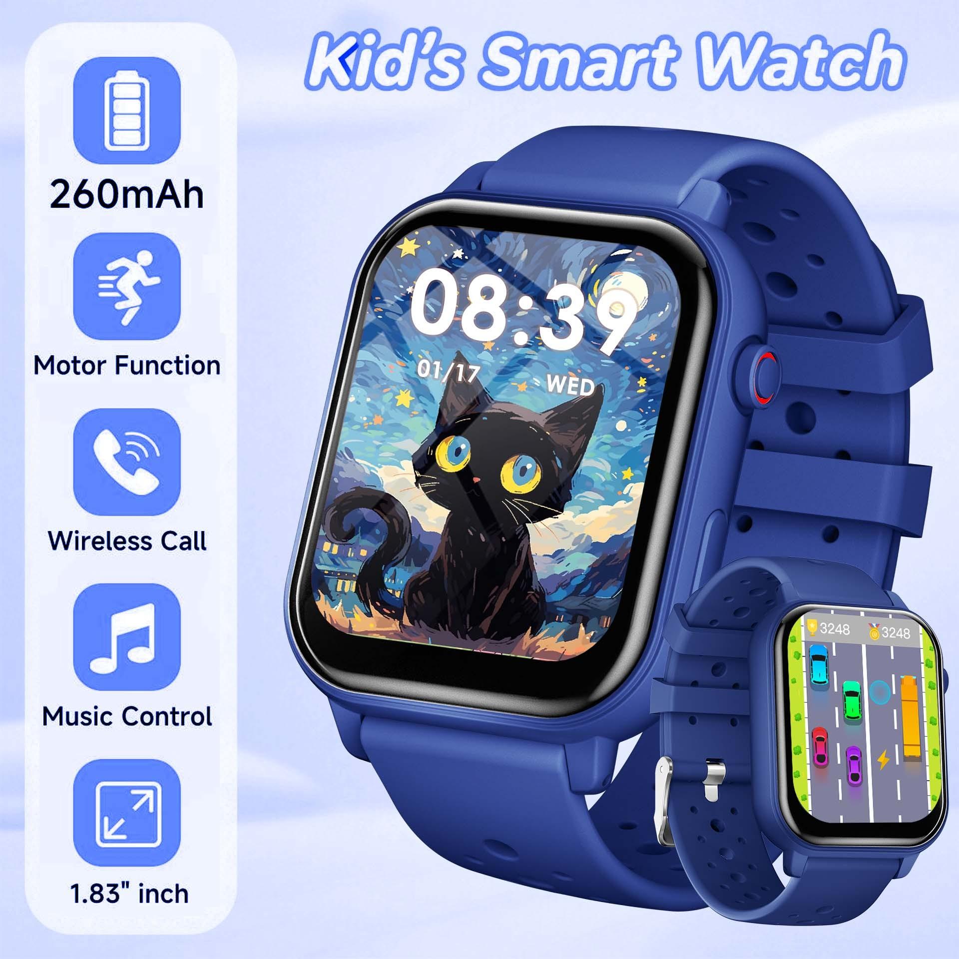 SIMSONLAB 1.83-Inch kid's Smartwatch, Child watch with Wireless Calling ...