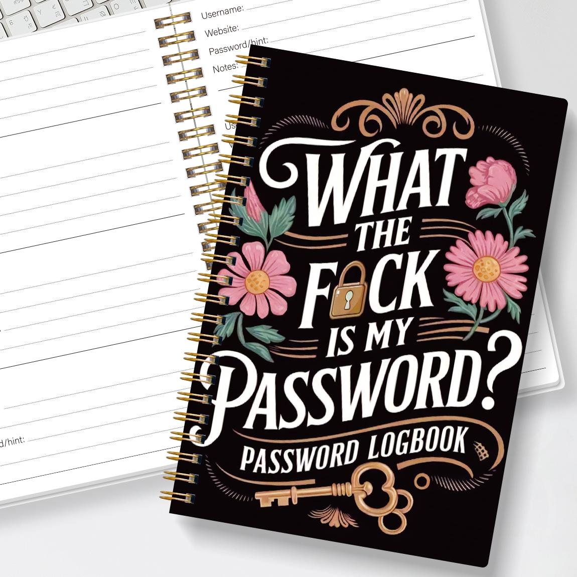 1pc Simple Password Book, Organizer Notebook, Minimalist Advanced ...