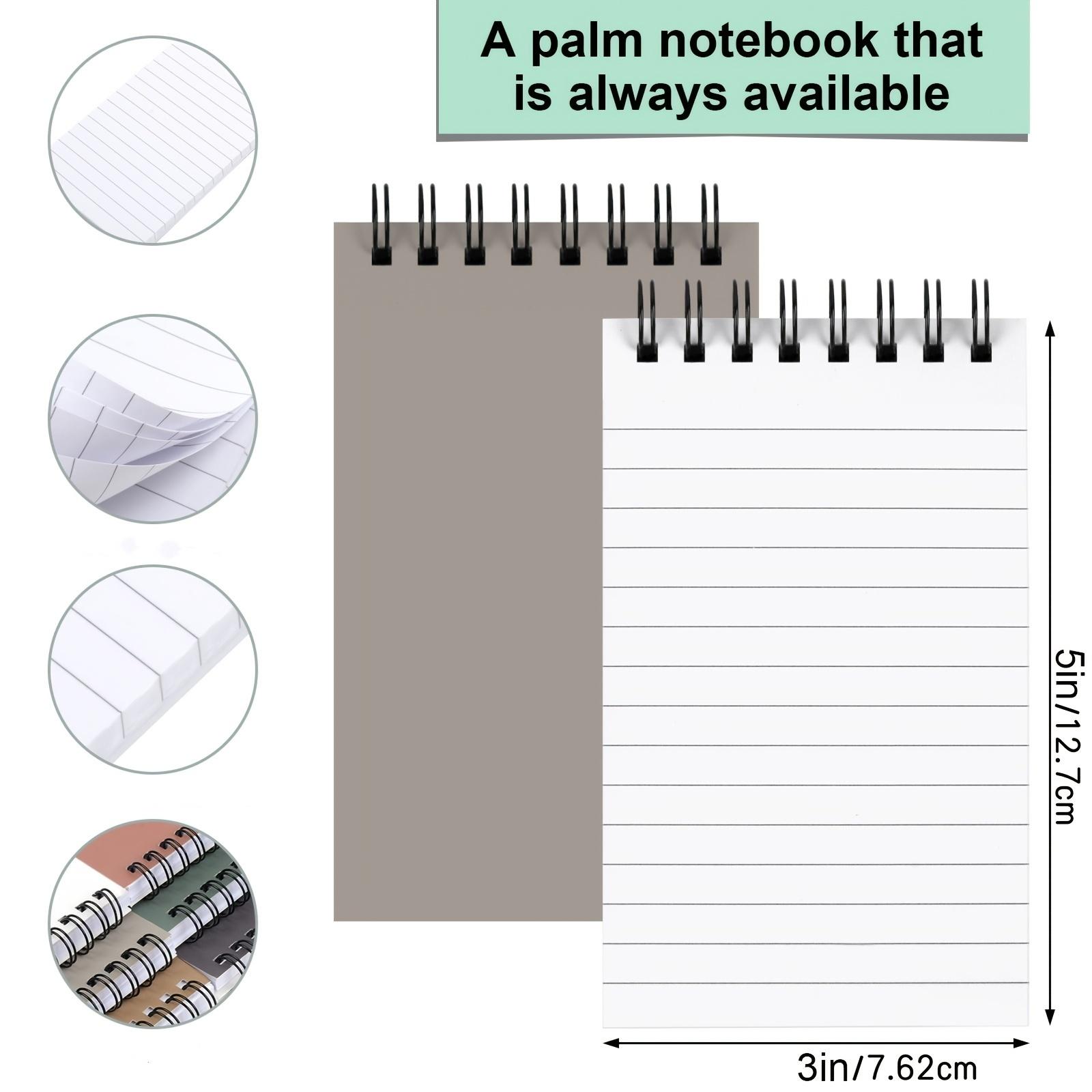 6 Pcs Spiral Notebook Set, Dual-Loop Design Portable Notebooks, Spiral ...