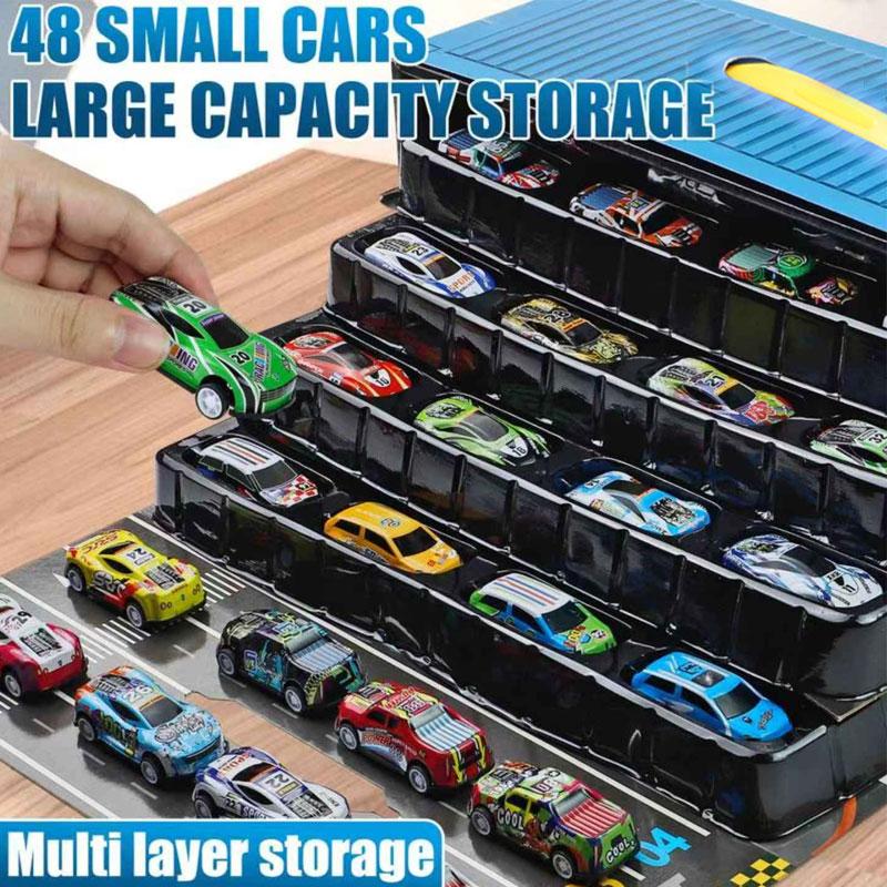 48-Piece Realistic Race Car Set,Collector's Edition Gift Box(12.1*4*4 ...