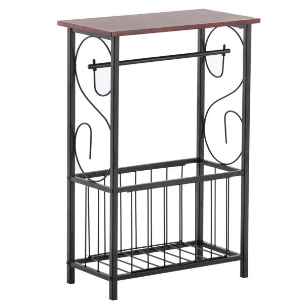 Bathroom Table for Next to Toilet, Space-Saving Side Stand for Cups ...