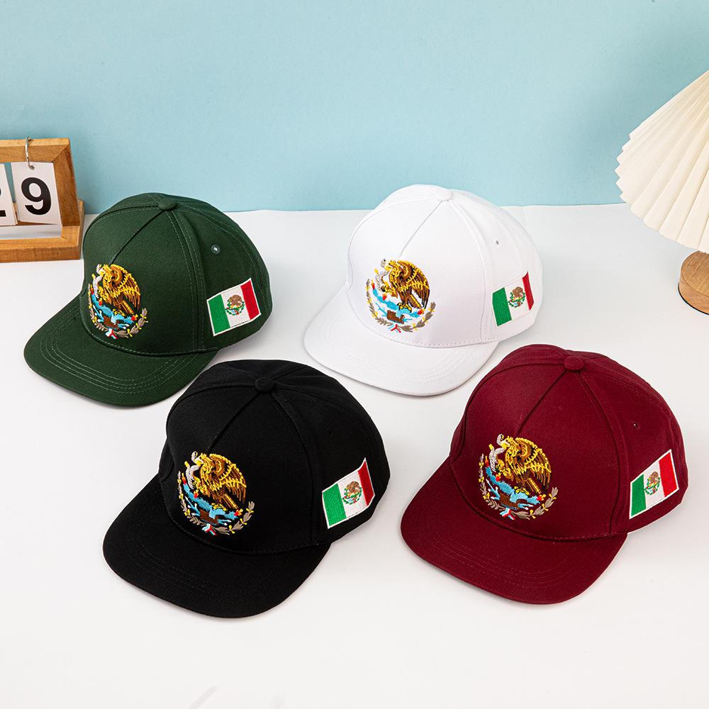 2026 New Arrival Mexican Style Flat Brim Baseball Cap, Multi-color ...