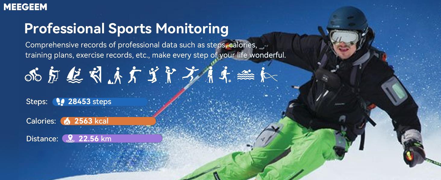 Smart Watch for Men，with Answer/Make Call 100+ Sports Modes Fitness ...