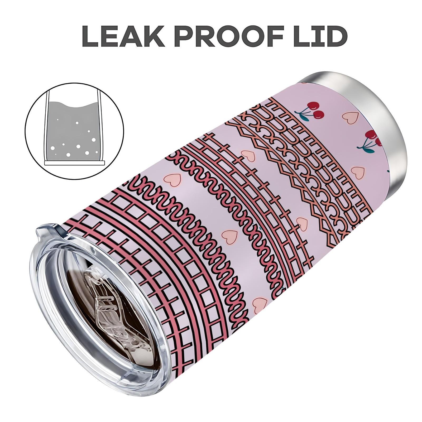 1 Pc 20oz insulated mug, Leakproof Insulated Tumbler, double wall ...