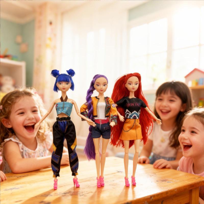 2025 TikTok Viral Kpop Demon Hunters Doll - Rumi Mira Zoey Princess ...