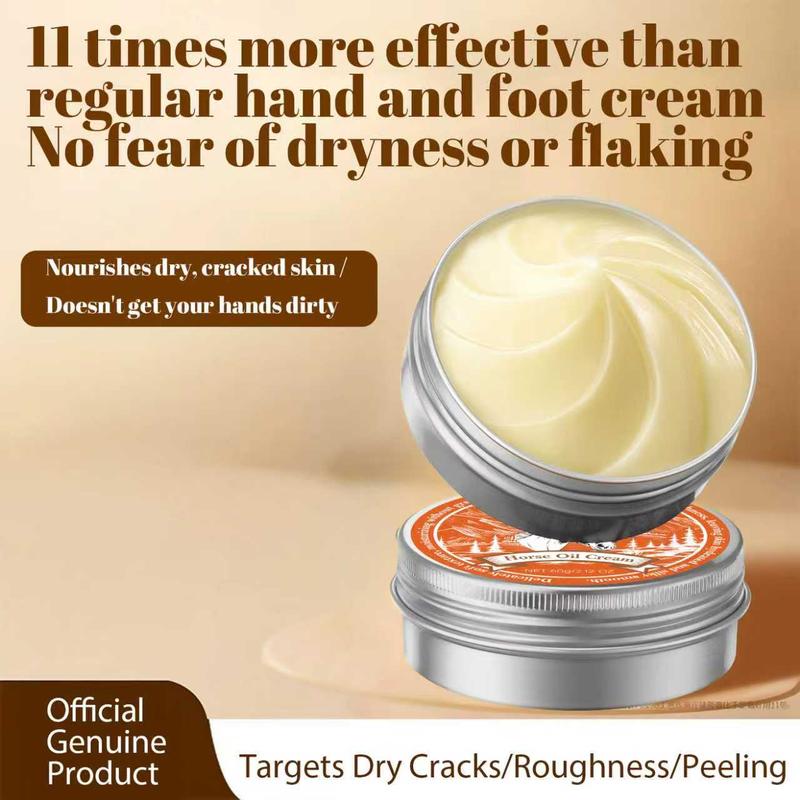 Winter Essential Horse Oil Hand Cream, Cracked Hands & Feet Repair ...