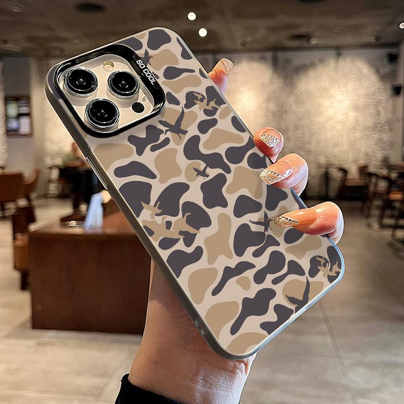 Duck Camouflage Design Phone Case, Compatible with iPhone 16, 15, 14 ...