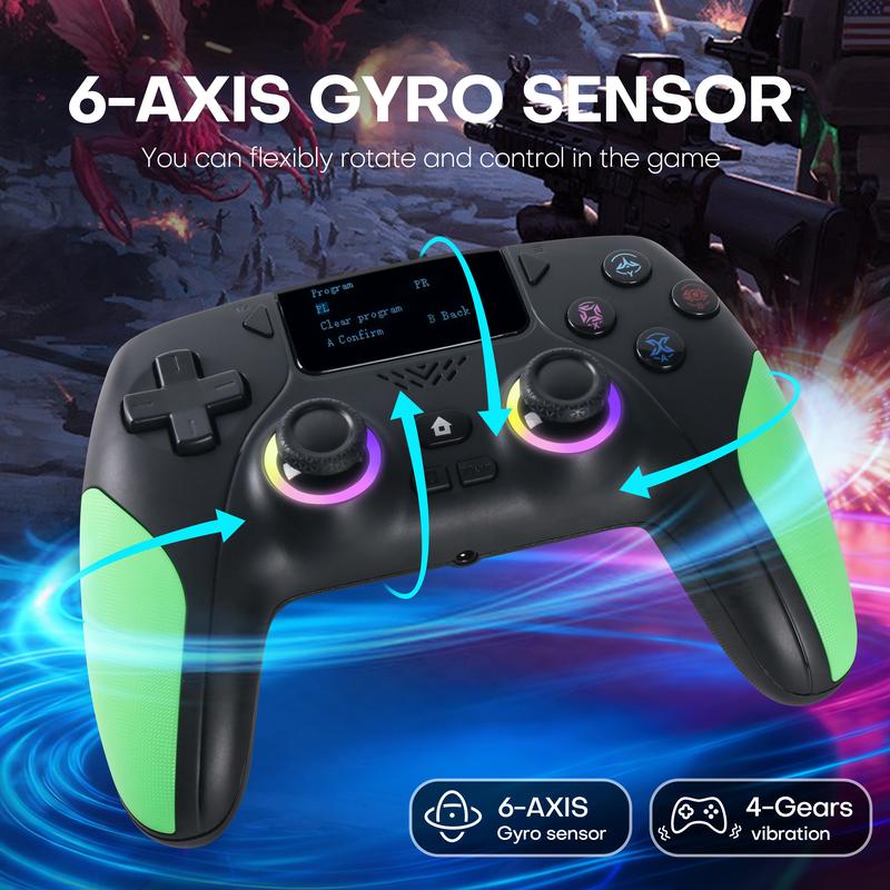 Wireless Game Controller, Esports Controller, Rechargeable Gaming ...