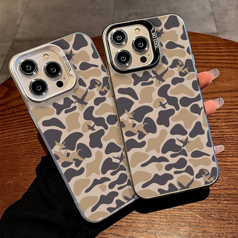 Duck Camouflage Design Phone Case, Compatible with iPhone 16, 15, 14 ...