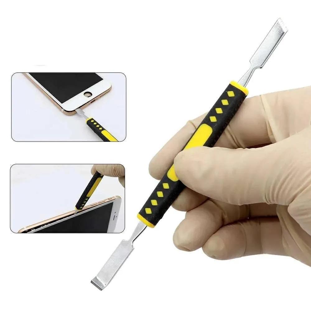 Professional Electronics Repair Tool Kit: Anti-Slip Silicone Handle Pry ...