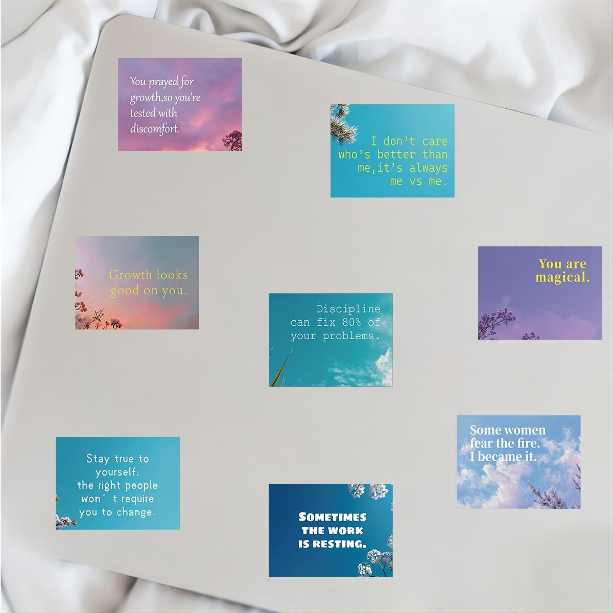 50 Pcs Bookish Stickers for Kindle, Waterproof Aesthetic Vinyl Decals ...