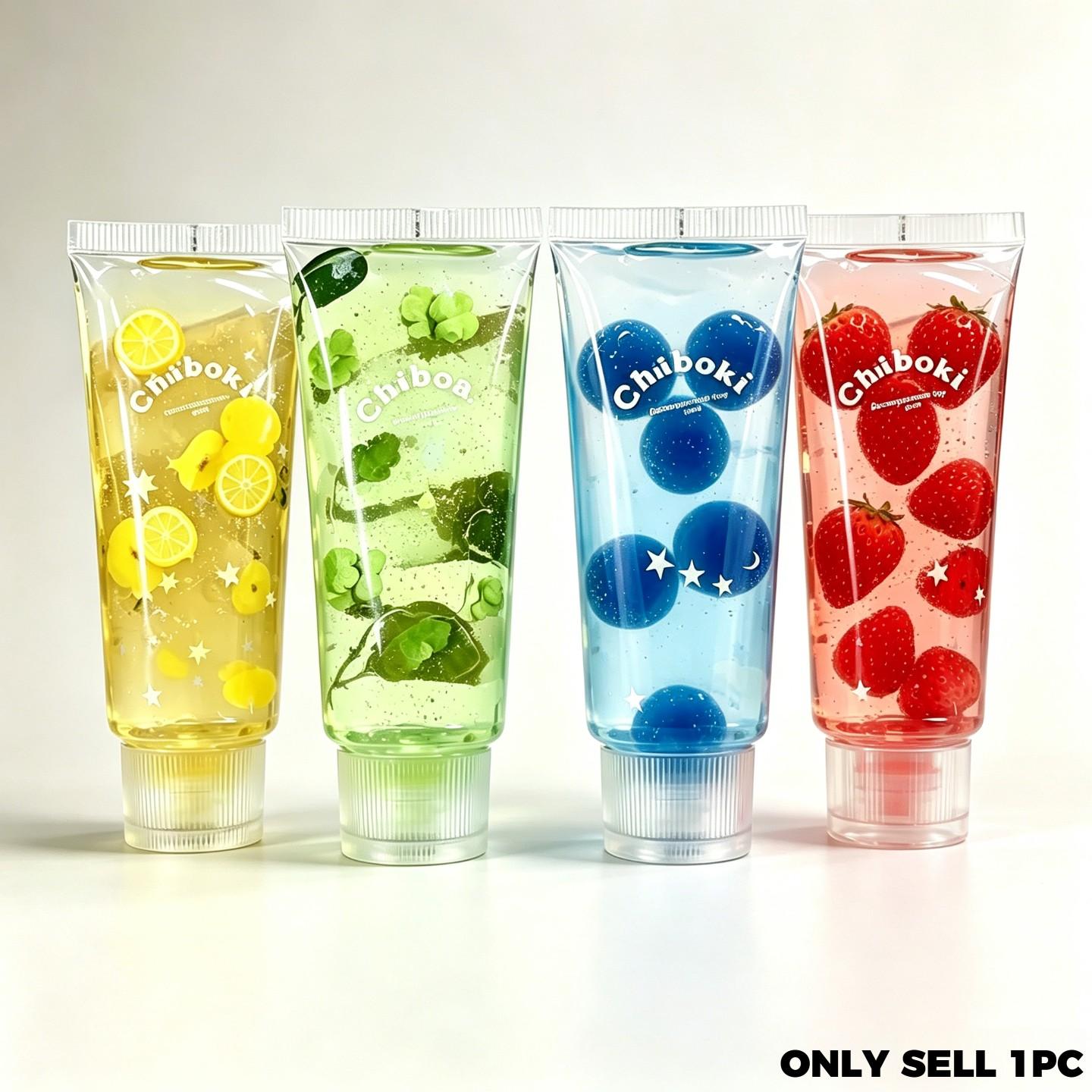 Chiboki Jam Squishy 4-styles - Toothpaste Tube Clear Gel Squeeze Fidget ...