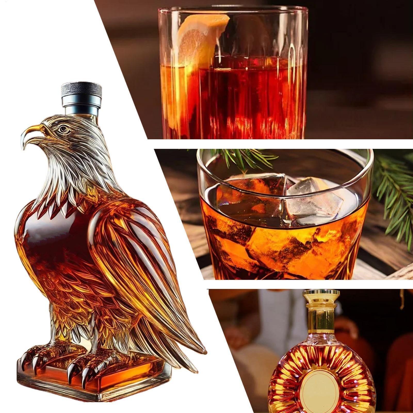 Viral Eagle Shaped Whiskey Bottle, Drinkware, Premium Borosilicate ...