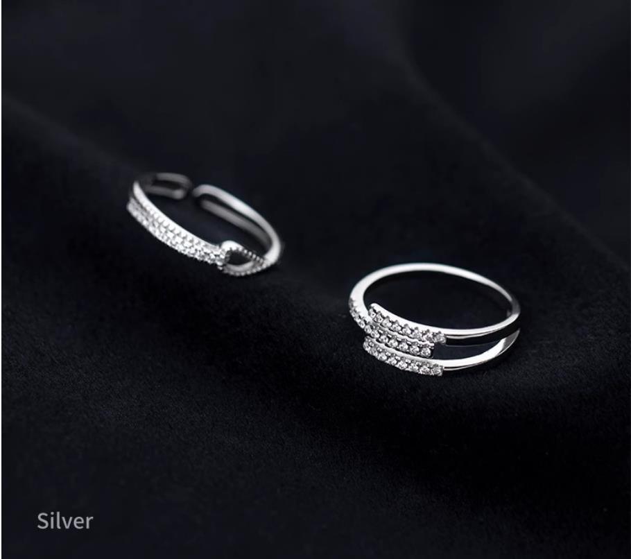 Fashion Rings S925 Sterling Silver Rings with Cubic Zirconia for Women ...