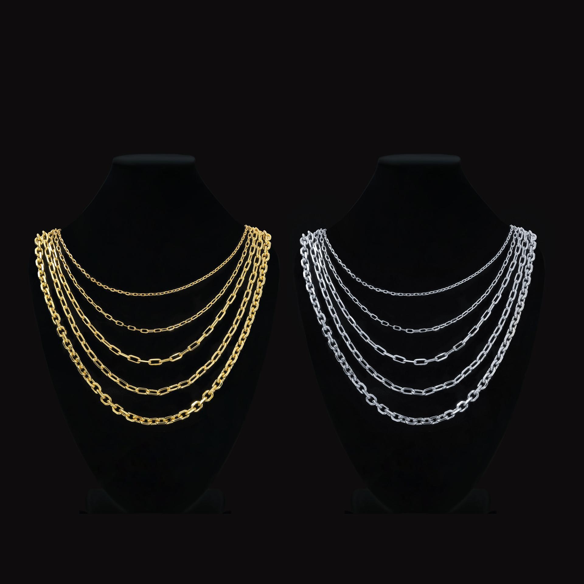 RCC 14/K Plated fashion jewelry, men's necklace, domineering lobster ...