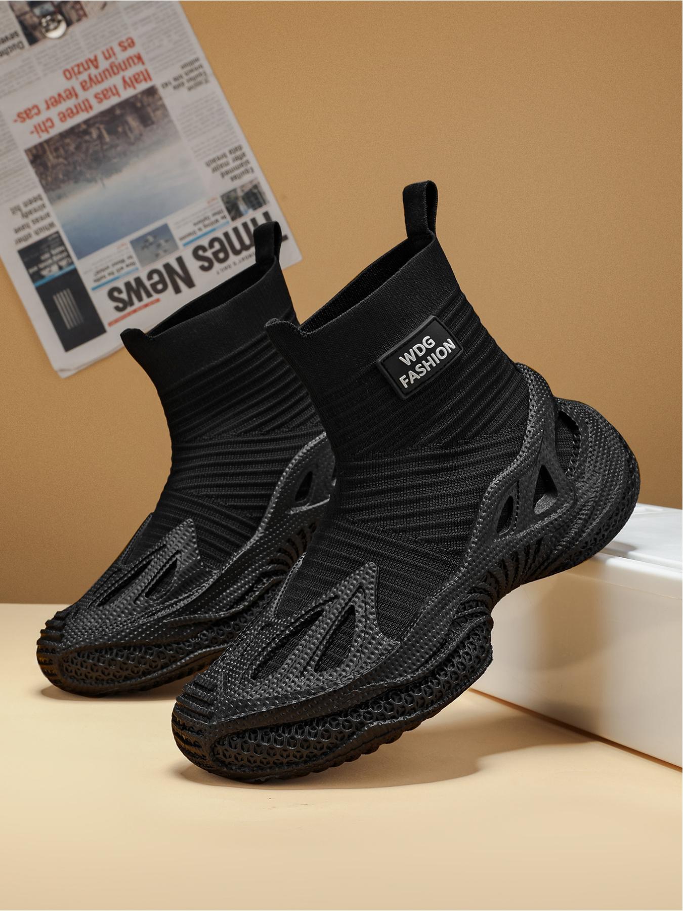 Men's High Top Hiking Sneakers - Breathable Ankle Support - TikTok Shop