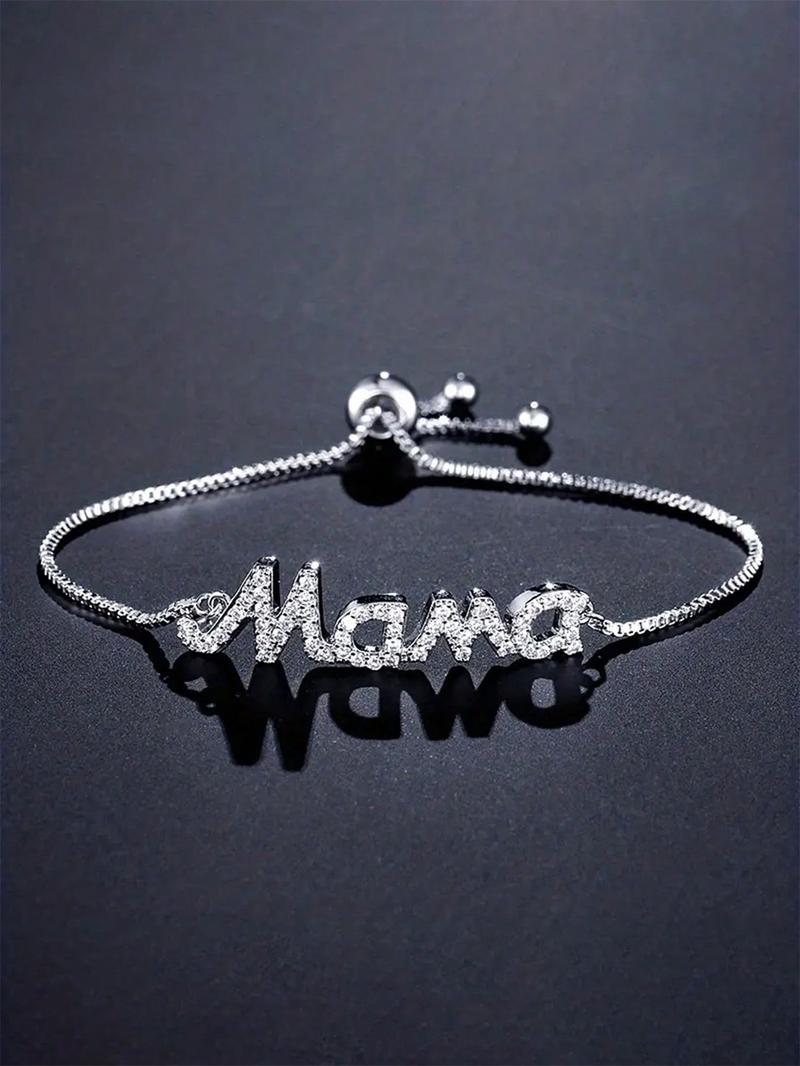 1 PC Classical Cubic Zirconia Bracelet Elegant Bangle For Women ...