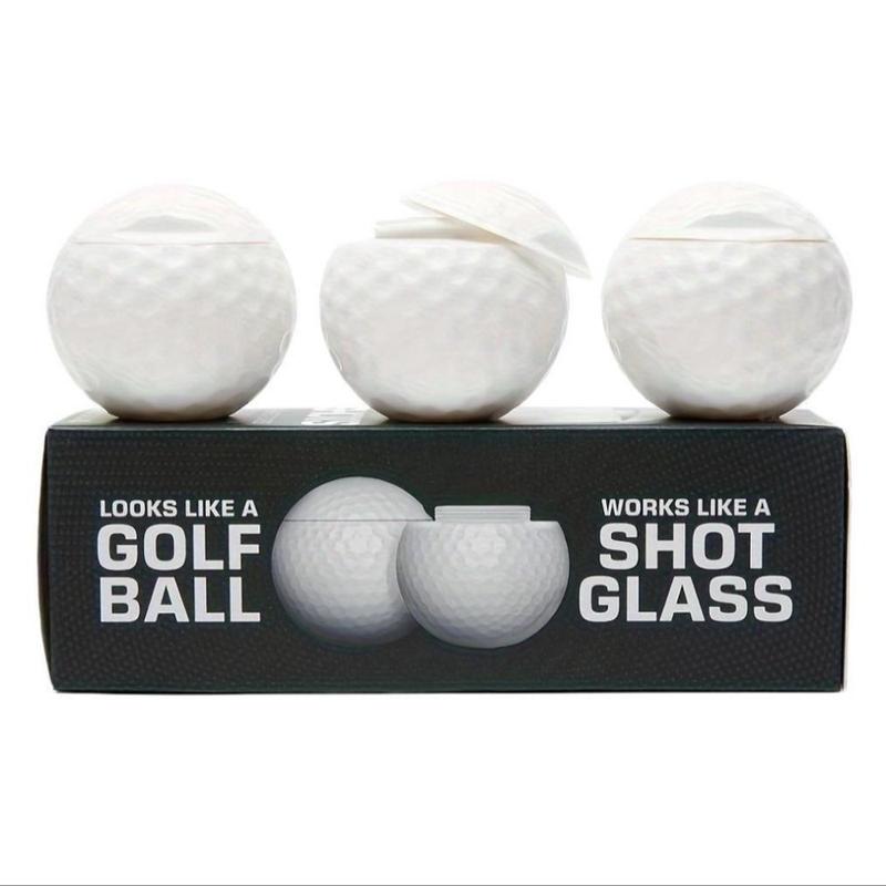 Golf Ball Shaped Shot Glass,Golf Shaped Mini Container Set, Fun Golf ...