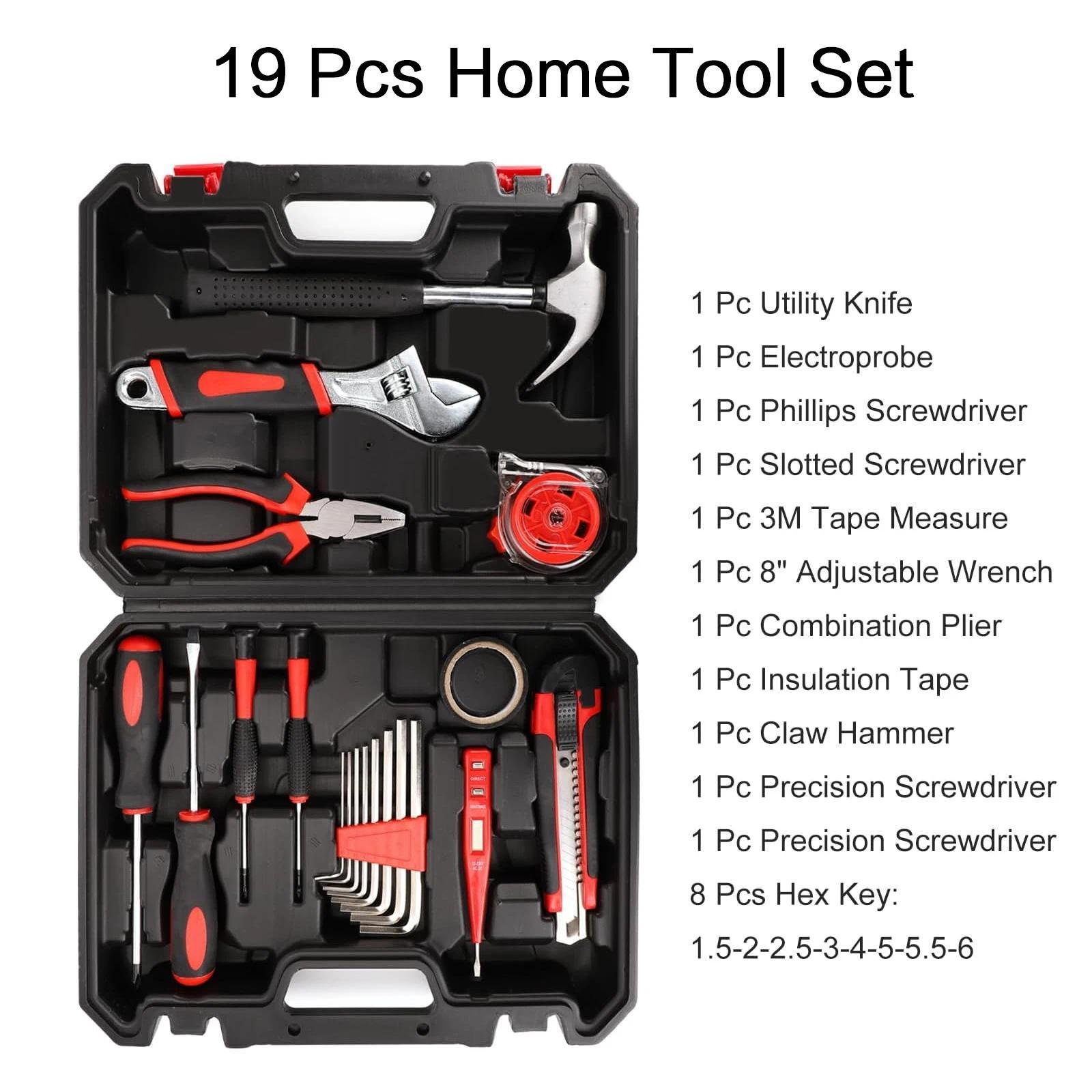 Professional Portable DIY Tool Set with Carbon Steel Screwdrivers ...