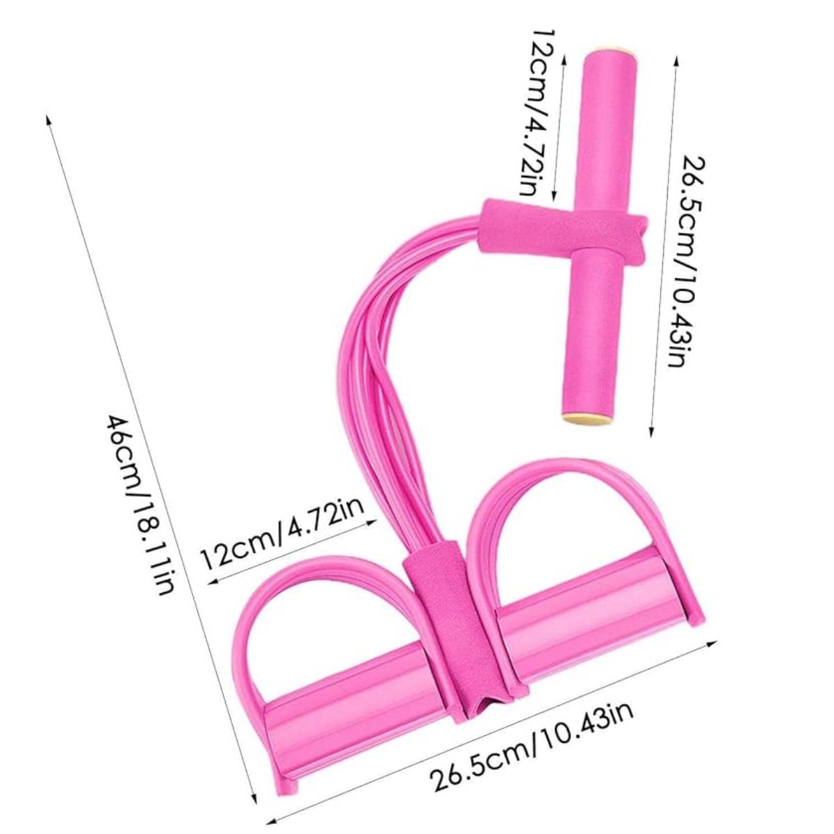 Multifunction Tension Rope, 6-Tube Elastic Yoga Puller Resistance Band ...