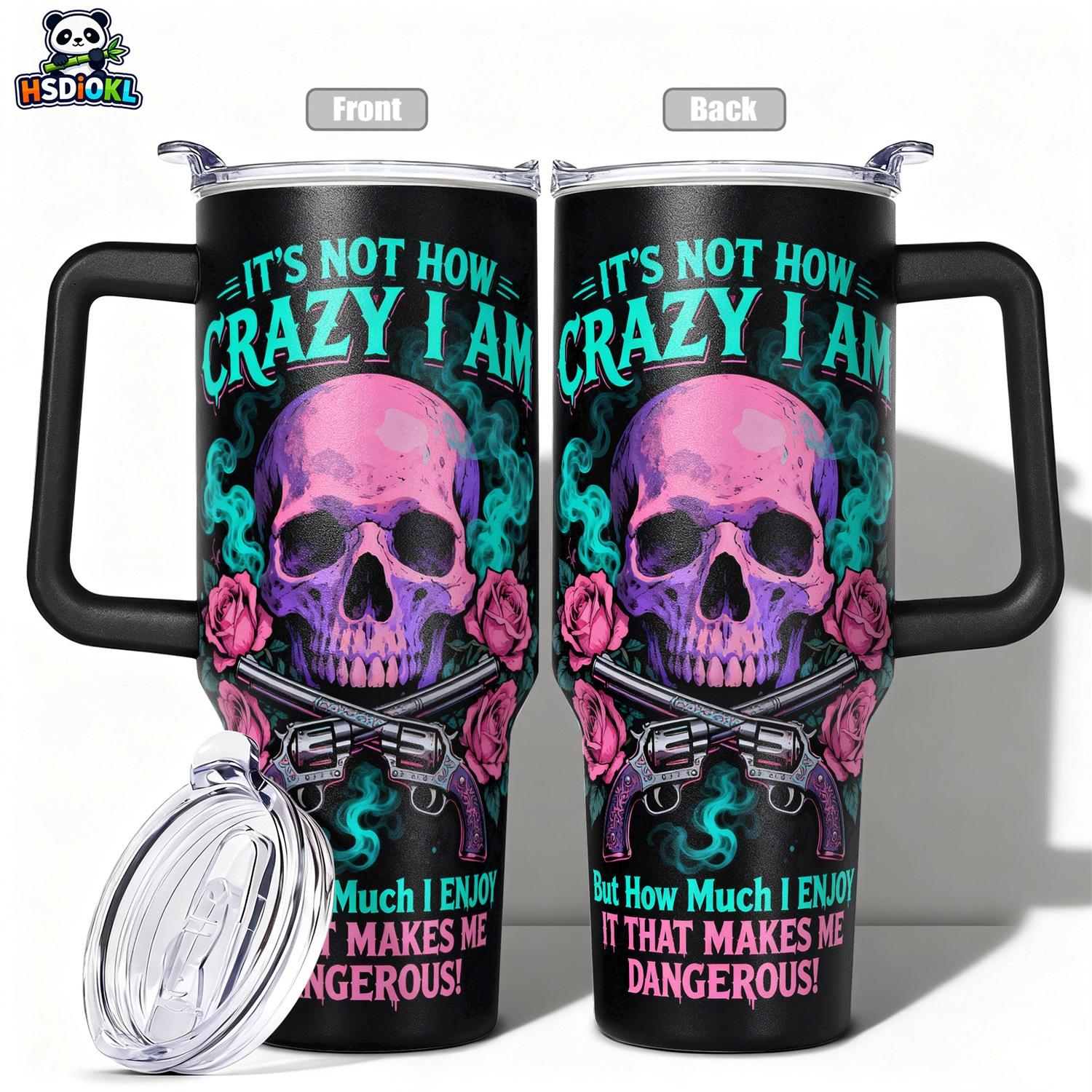 Stainless Steel Insulated Tumbler with Lid, Vacuum Insulated Cups, 40oz ...