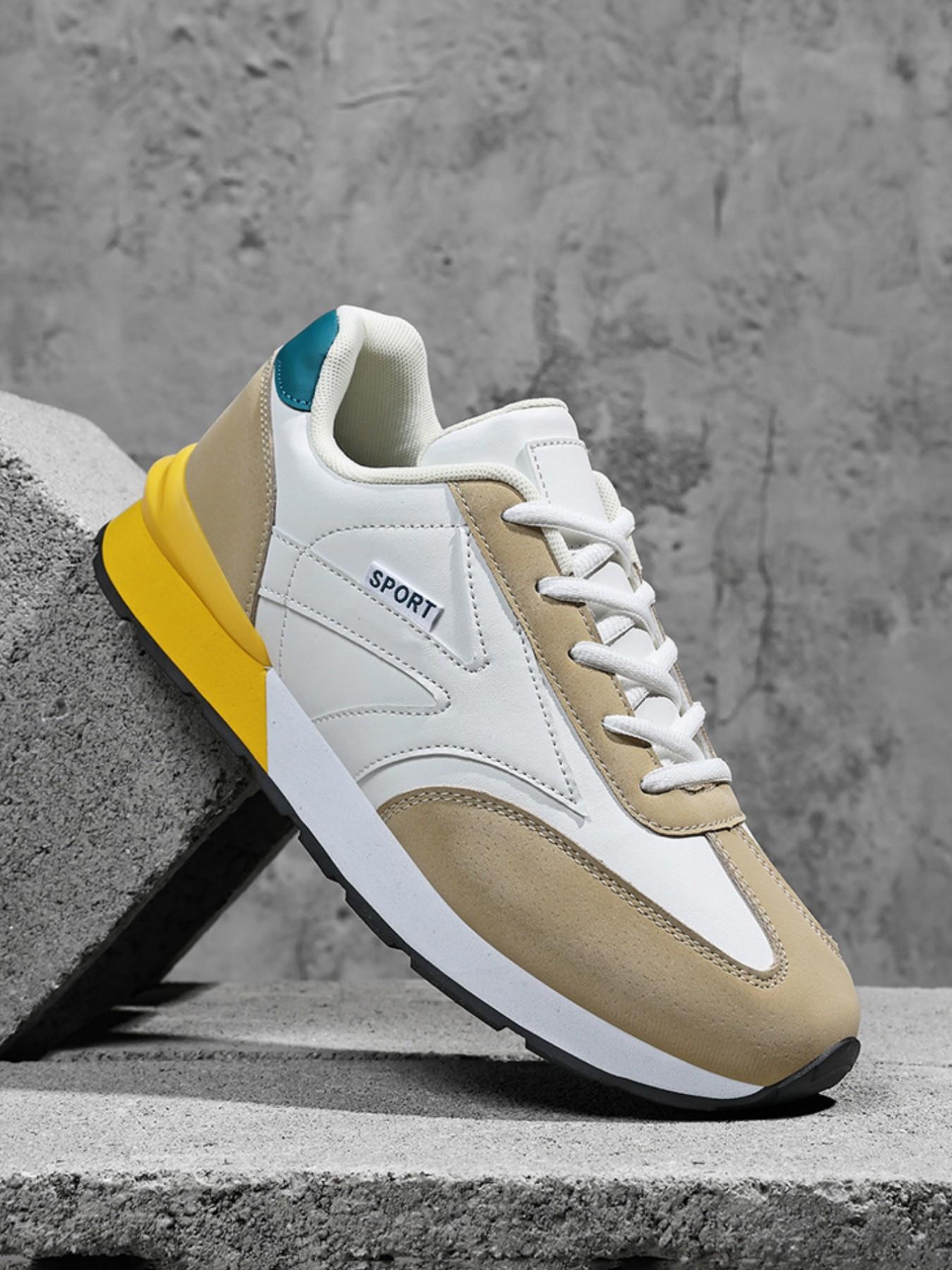 Men's Casual Sports Shoes, Sneaker, Low Top Lace-Up Design, Shock ...