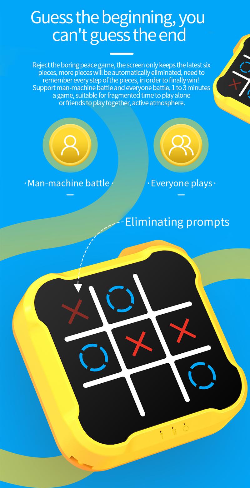 Portable Electronic Tic Tac Toe Game Console, Handheld Game Console ...