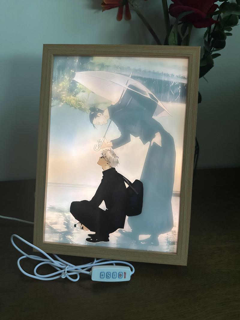 Jujutsu Kaisen Gojo&Geto Light-Up Art Panel with USB Plug High ...