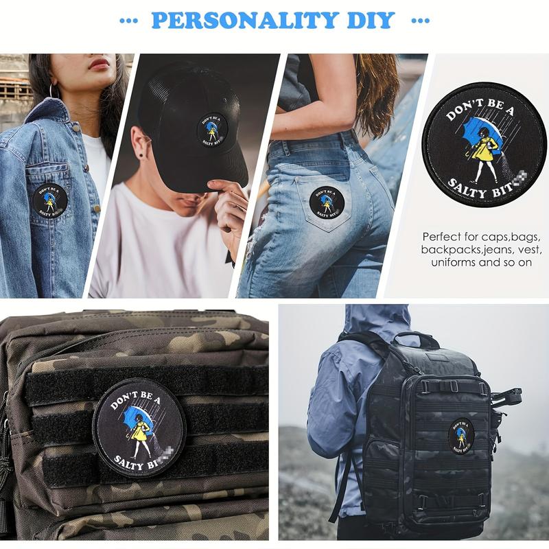 Round Girl Pattern Embroidery Design Patch, Funny Quote Patch for Hats ...