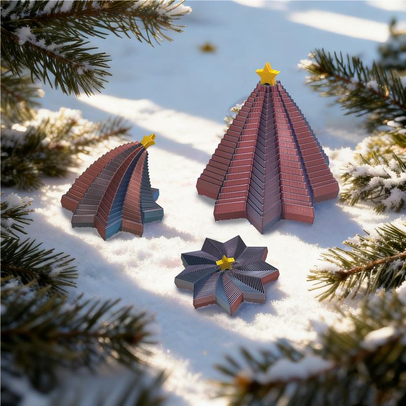 3D Printed Expanded Sensory Fidget Star, Expandable 4.33Inch Fractal ...