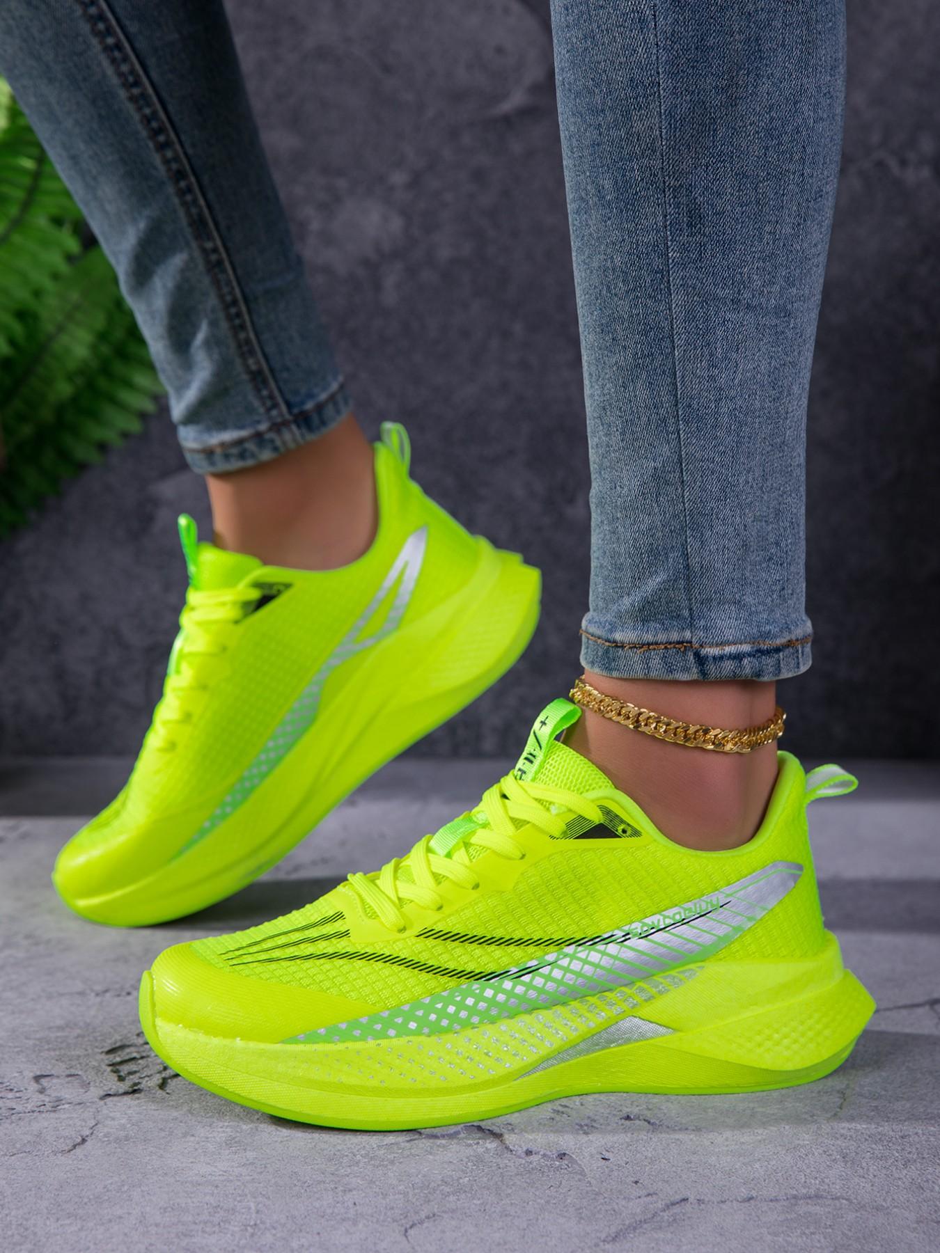 Women's Professional Outdoor Running Shoes, Breathable Textile Upper ...