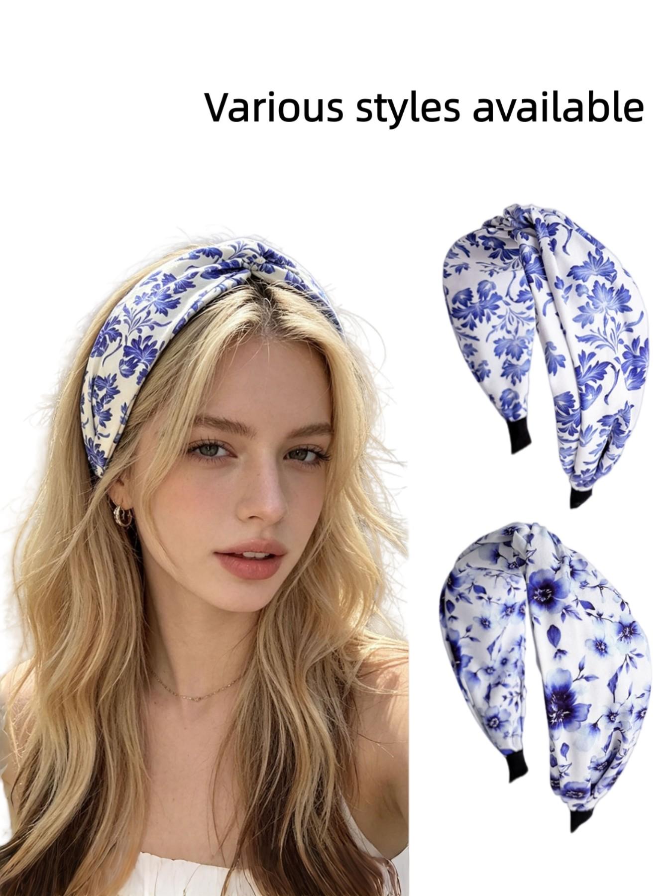 Elegant Floral Headbands Set, Soft Non-Slip Material, Perfect Mother's ...