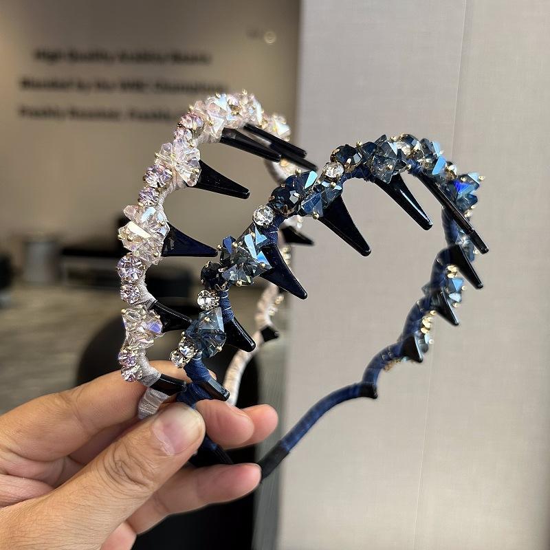 Women's Sparkly Rhinestone Headband - Bling, Crystal Embellished ...