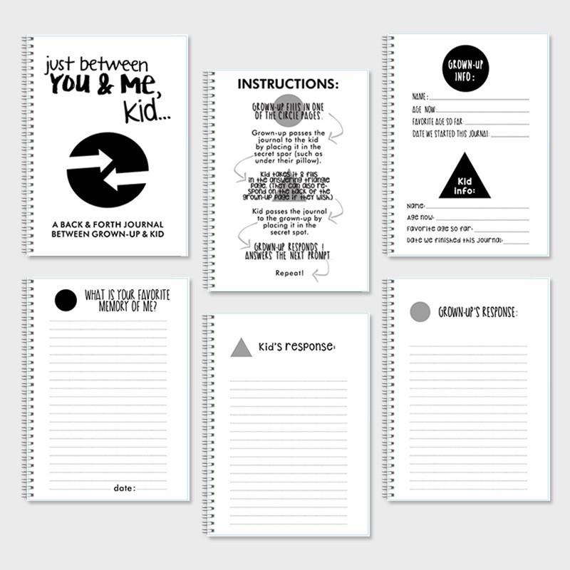 Mother's Day Gift Mom & Kid Back & Forth Journal, Just Between You & Me ...