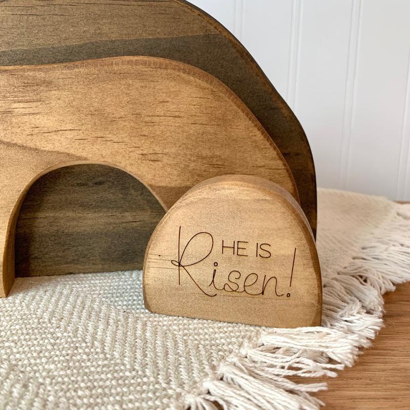 Empty Tomb Display, Empty Tomb Easter Decor, Easter Creche Decoration ...